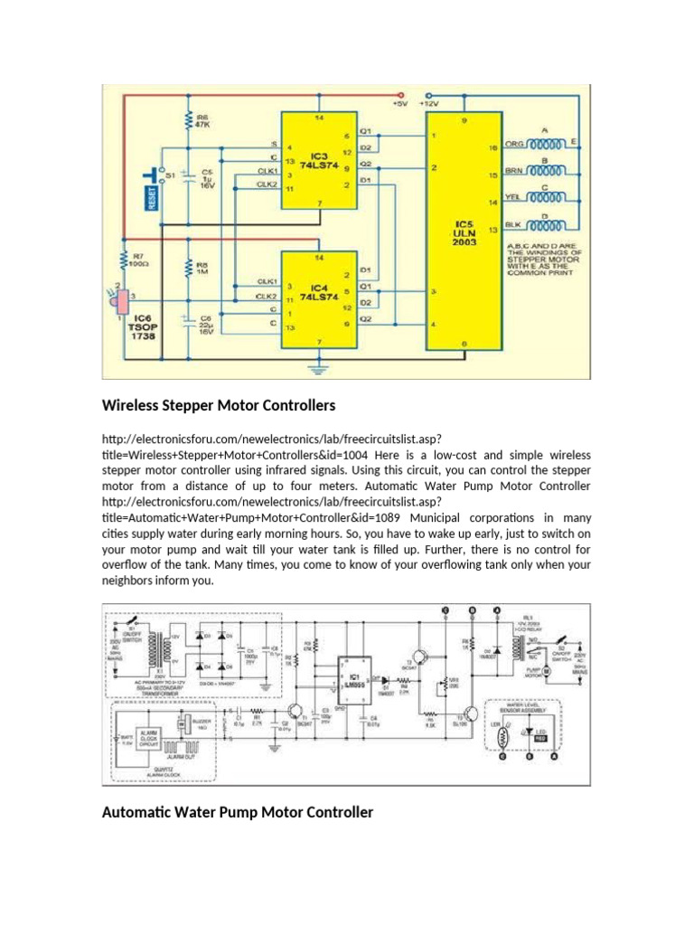 Wireles Steper Motor Controler | PDF