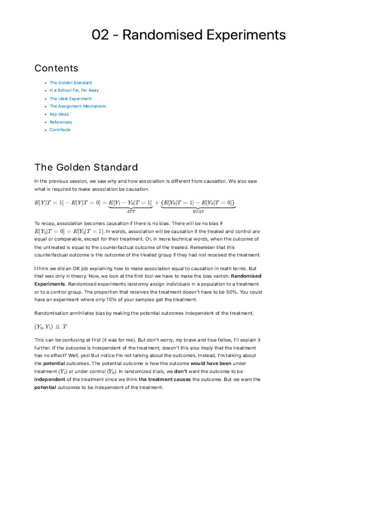 02 - Randomised Experiments - Causal Inference For The Brave and True ... 02 - Randomised Experiments - Causal Inference For The Brave and True ...