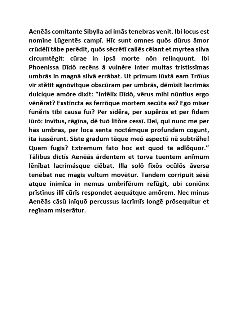 Aenēās Comitante Sibylla Ad Imās Tenebras Venit | PDF Aenēās Comitante Sibylla Ad Imās Tenebras Venit | PDF