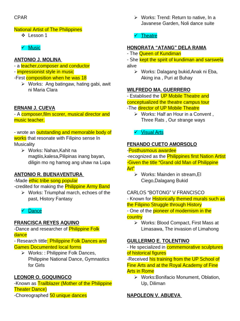 CPAR Final Term Lesson 1 6 | PDF