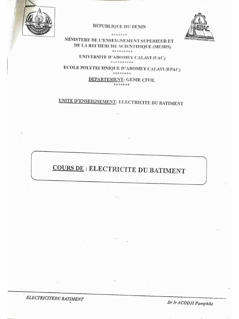 Cours D'électricité | PDF