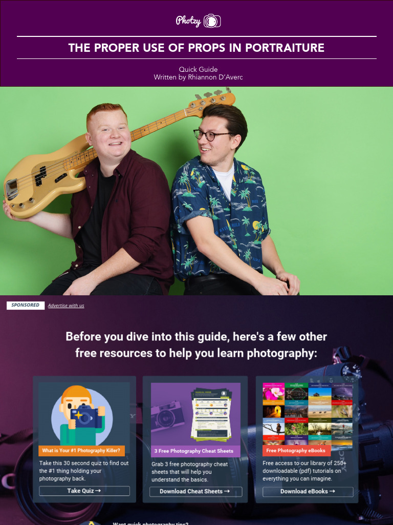 The+Proper+Use+of+Props+in+Portraiture | PDF | Portrait Photography | Image