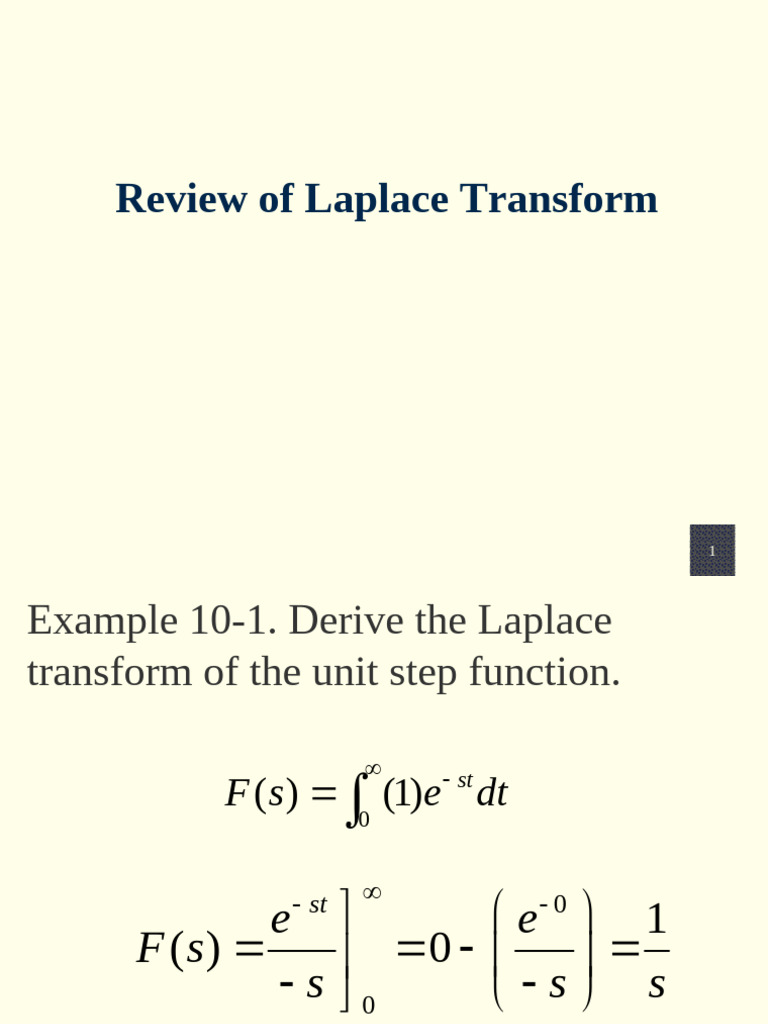 Laplace Transform | PDF | Laplace Transform | Mathematical Concepts