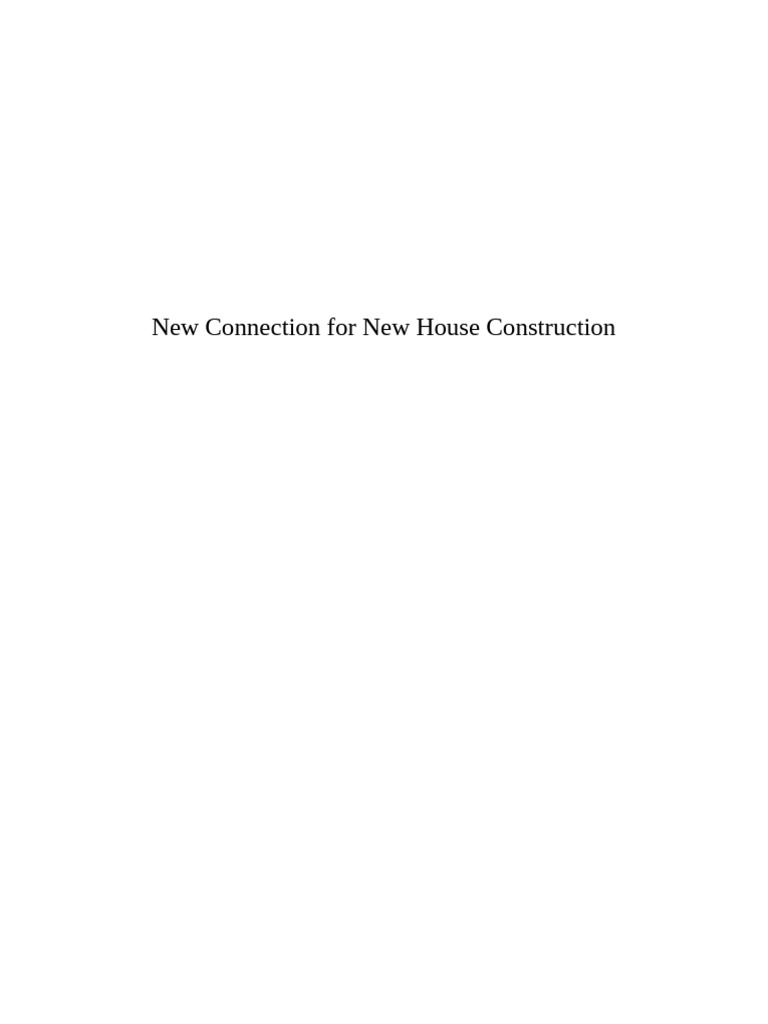 New Connection | PDF