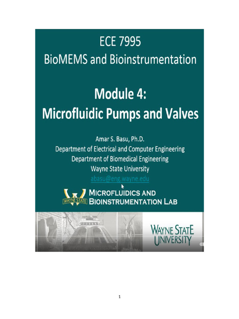 Microvalves and Micropumps | PDF