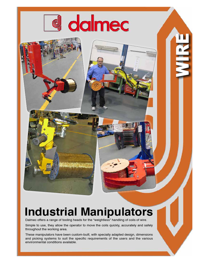 Dalmec Coil Manipulators Overview | PDF | Wire | Manufactured Goods