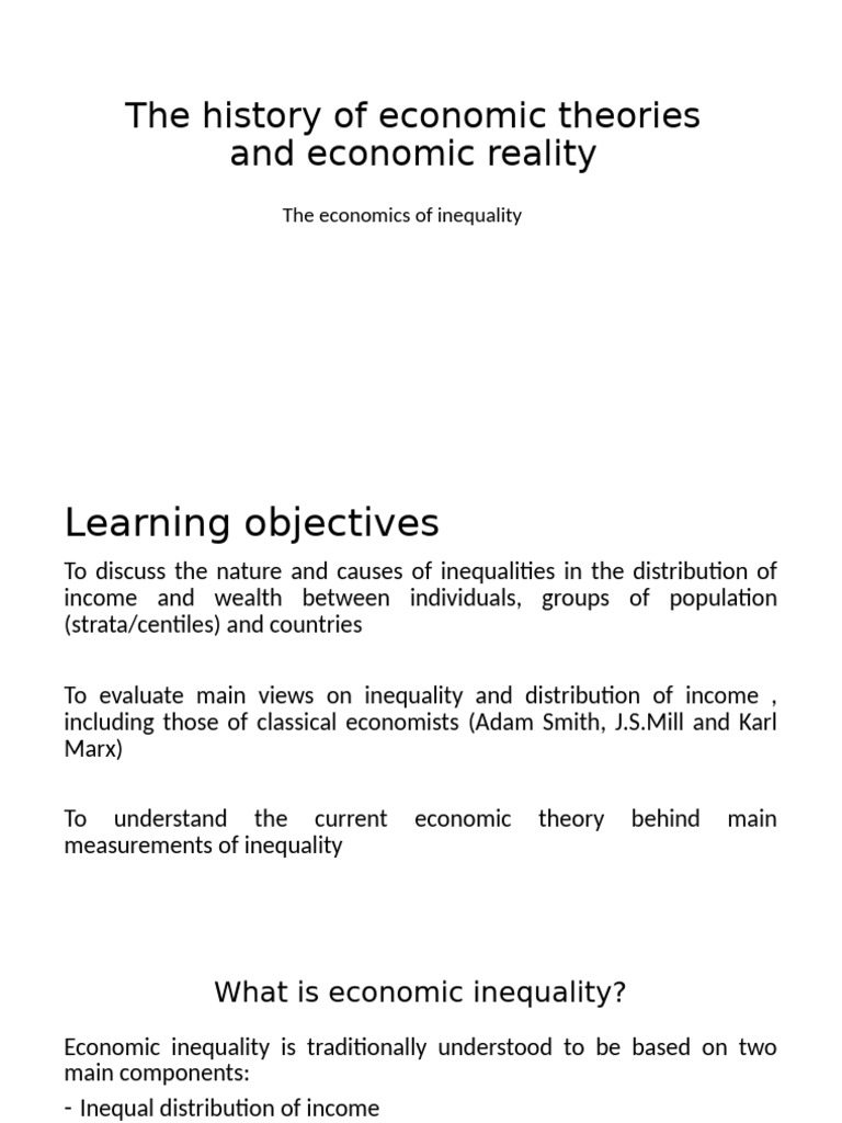 Economics of Inequality | PDF | Economic Inequality | Discrimination ...