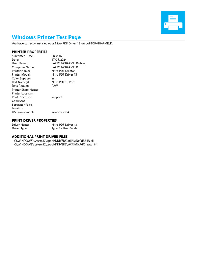 Test Page | PDF | Games & Activities | Computers