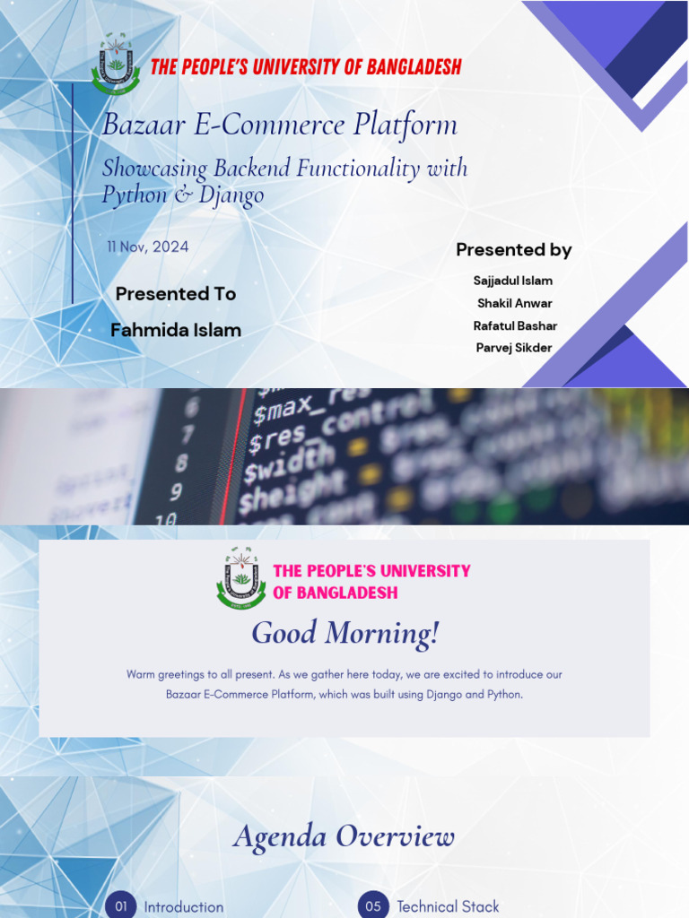 Bazaar E-Commerce Platform | PDF | Computers | Technology & Engineering
