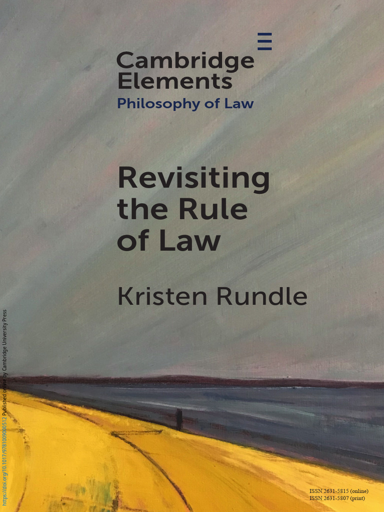 Revisiting the Rule of Law Concepts | PDF | Rule Of Law | Idea
