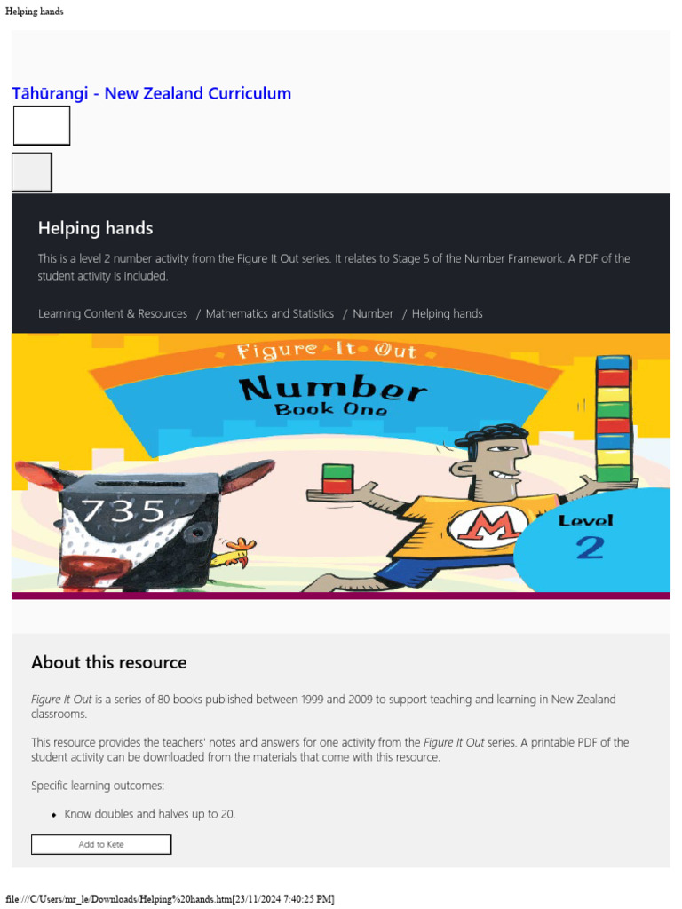 Helping Hands | PDF | Computers