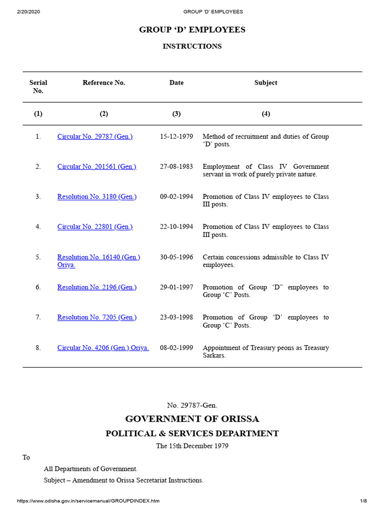 GROUP_D_EMPLOYEES | PDF | Recruitment