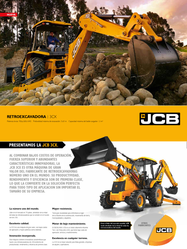 Ficha Tecnica JCB 3cx | PDF | Filtración | Tanques