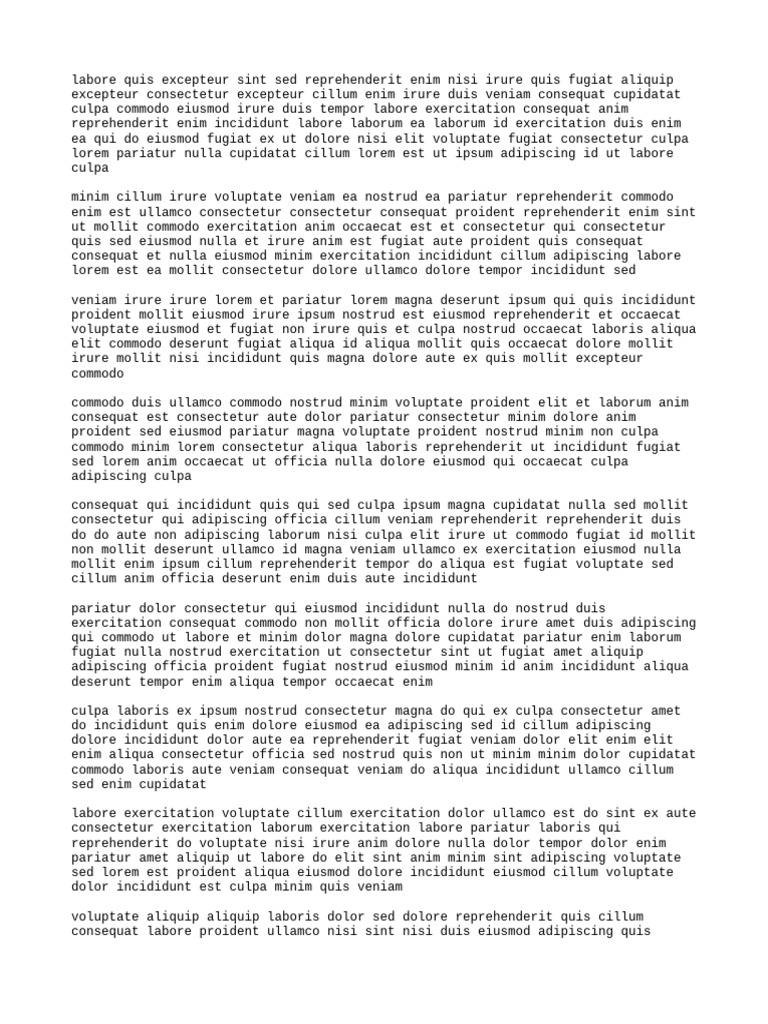 Unique Lorem Text 1 | PDF