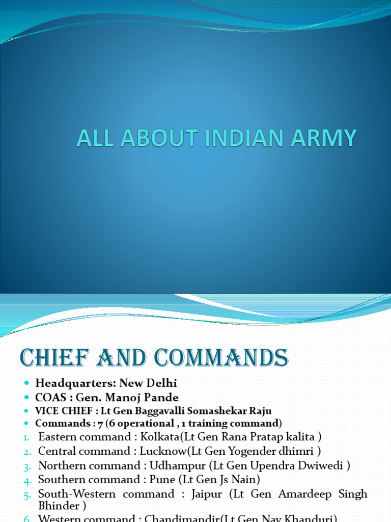 All About Indian Army | PDF | Artillery | Battalion
