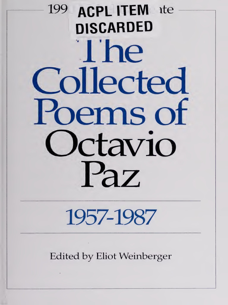 Collected: Poems | PDF | Poetry