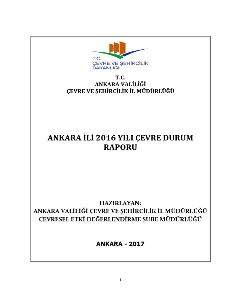 Ankara Su Kalitesi | PDF