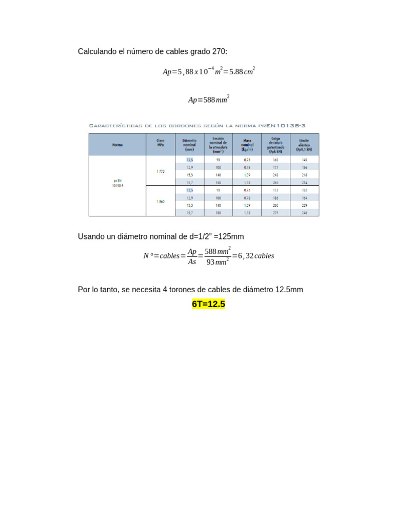 Calculando El Número de Cables Grado 270 | PDF | Hogar, jardinería y ...
