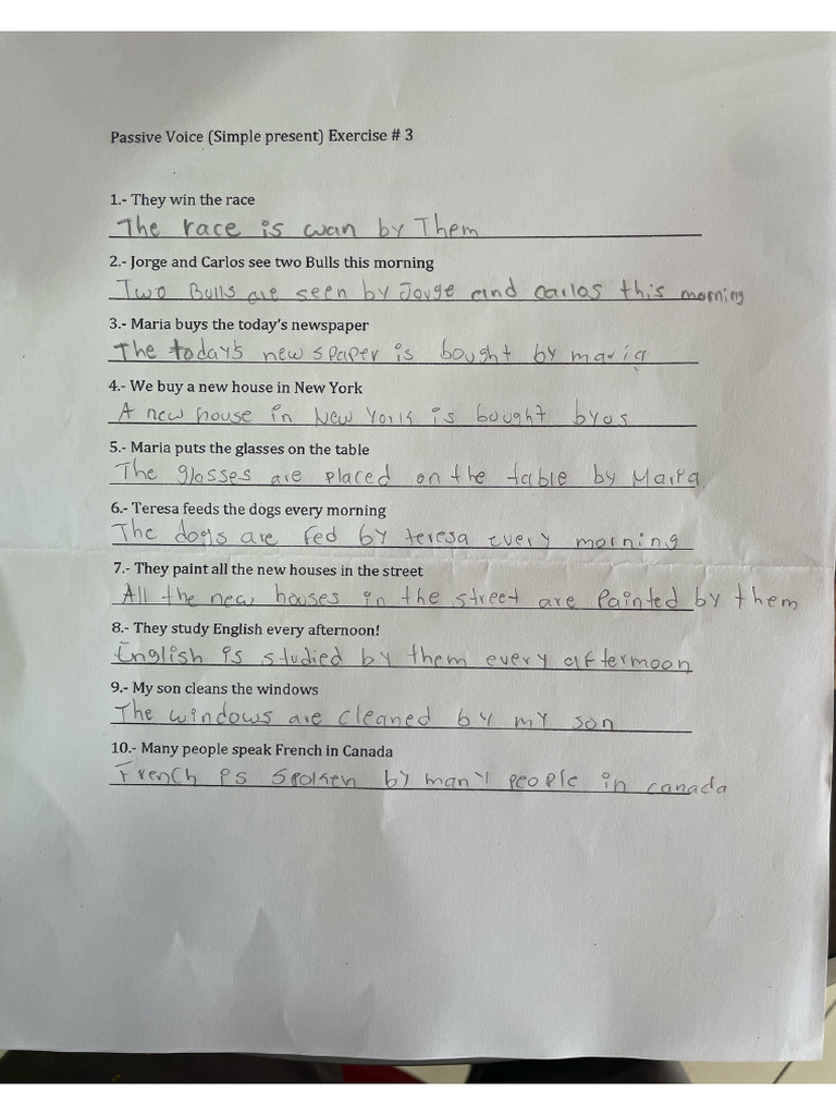 Exercises 5-A Sym | PDF