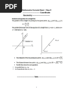Basic Math Formulas Cheat Sheet | PDF