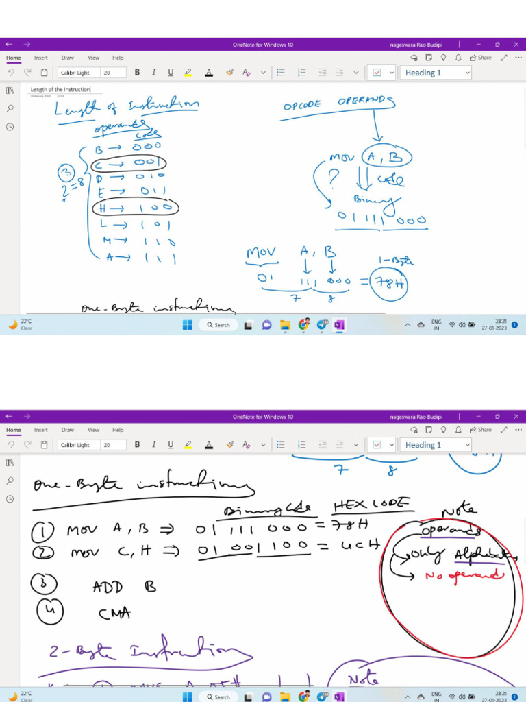 8085 Length Instruction | PDF