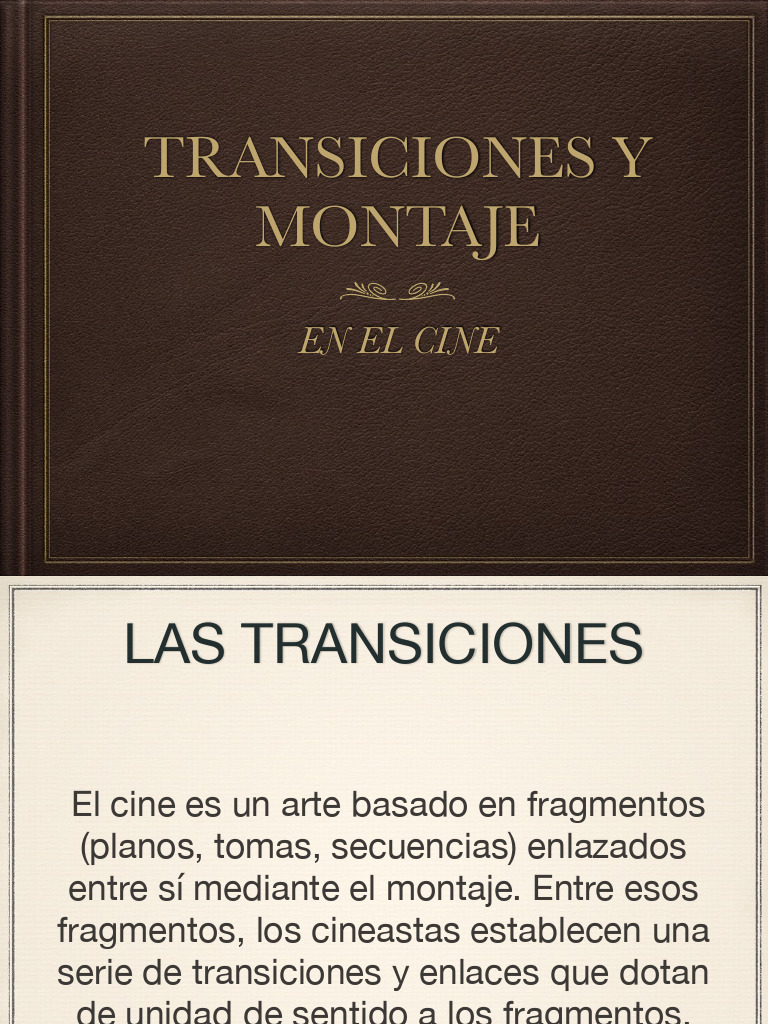 Transiciones y Montaje | PDF