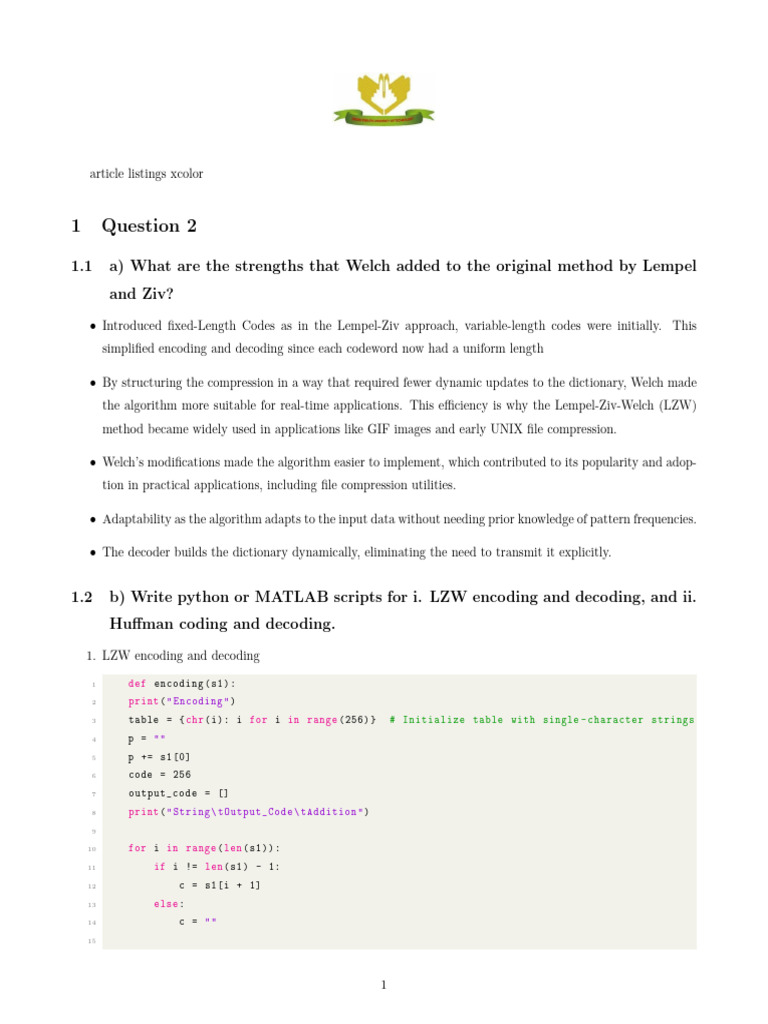 Information Theory Coding | PDF | Data Compression | Code