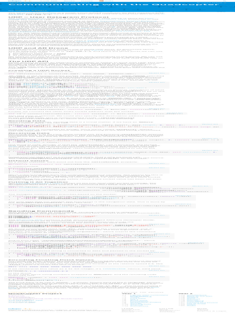 Communicating With The Quadcopter Objc - Io | PDF | Network Socket | Port (Computer Networking)