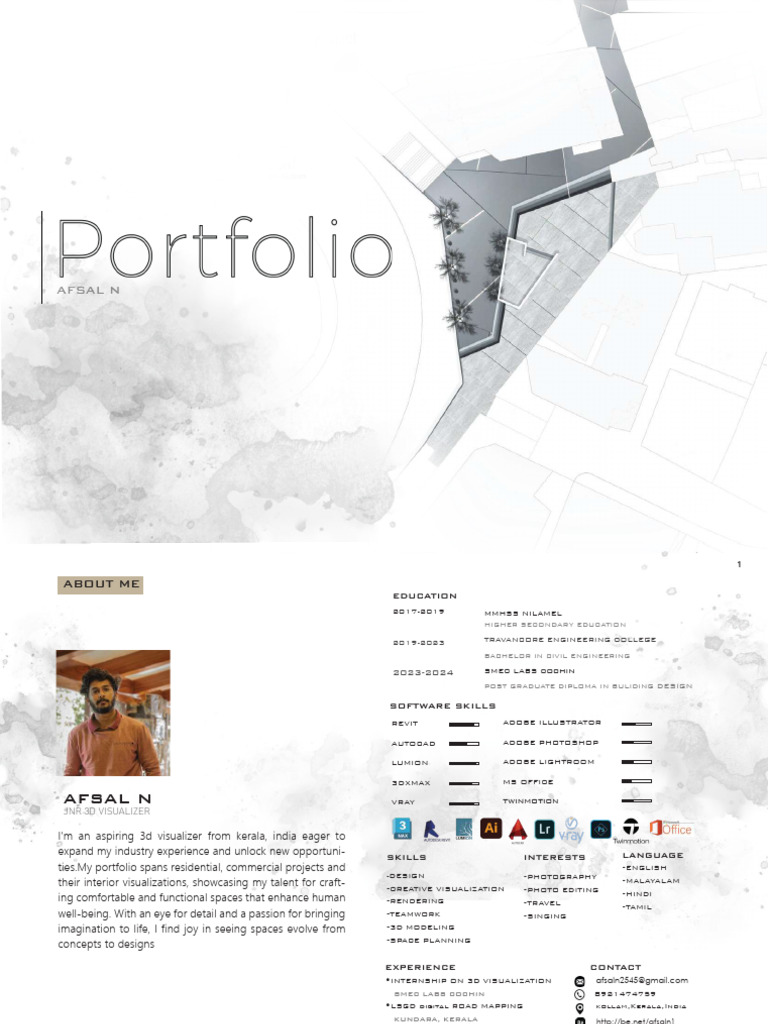 Afsal N Portfoilio - Compressed | PDF | Restaurants | Interior Design