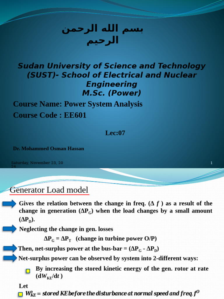 Power System Analysis-Lec07 | PDF | Physical Quantities | Electrical Engineering