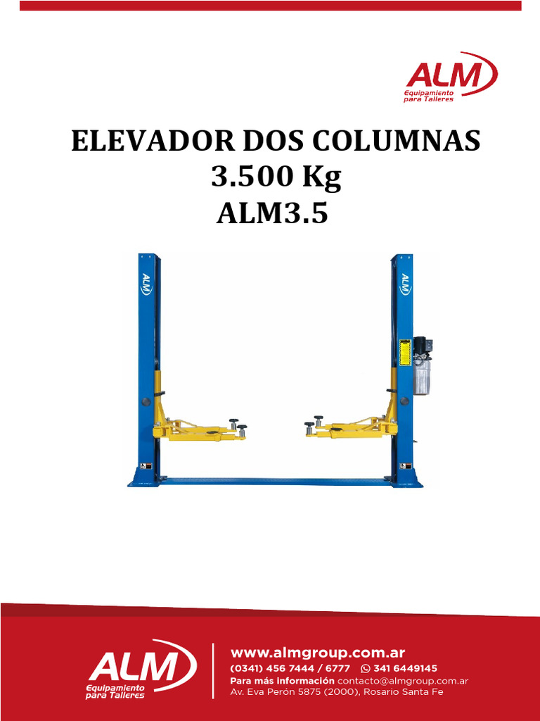 Elevador 3500t Alm | PDF | Perforar | Tornillo