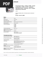 Schneider Electric - EOCR - 3DM2-WRDUWZ | PDF | Relay | Alternating Current