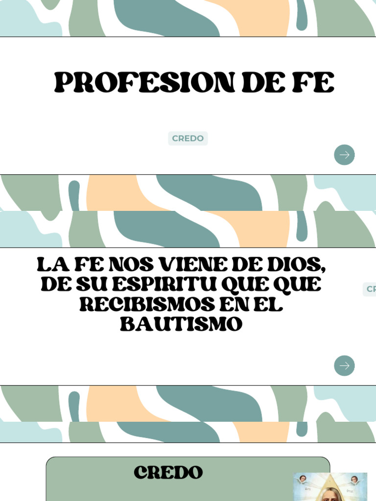 Profesión de fe y valor de la vida humana | PDF | Cristo (título ...