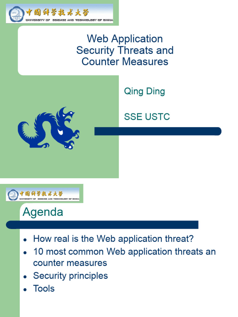 7.2 - Web Application Security Threats | PDF | Http Cookie | Internet & Web