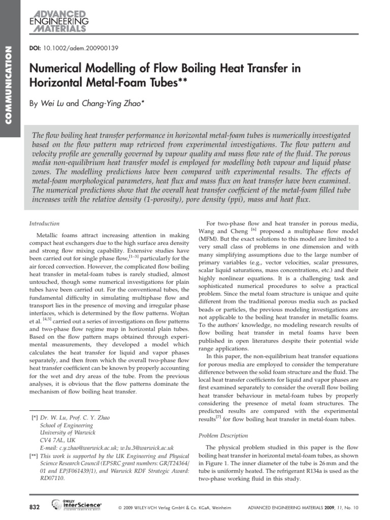Adem 200900139 | PDF | Heat Transfer | Fluid Dynamics