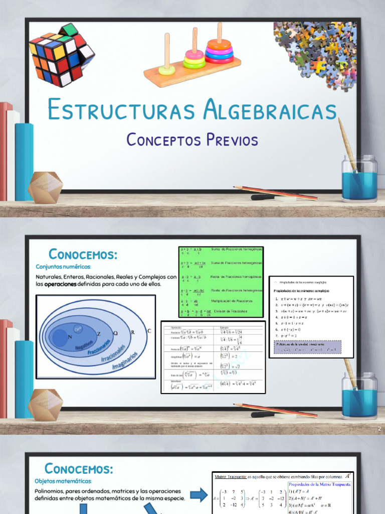 Estructuras Algebraicas Básicas | PDF | Conjunto (Matemáticas) | Multiplicación