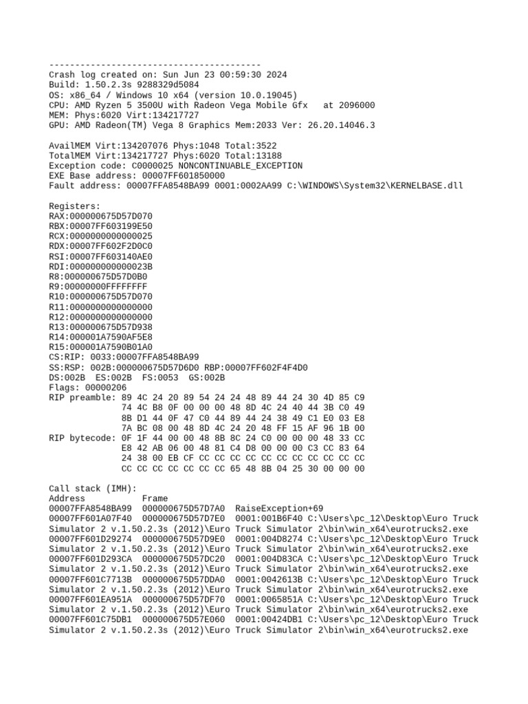 game.crash | PDF | Ibm Pc Compatibles | Computing