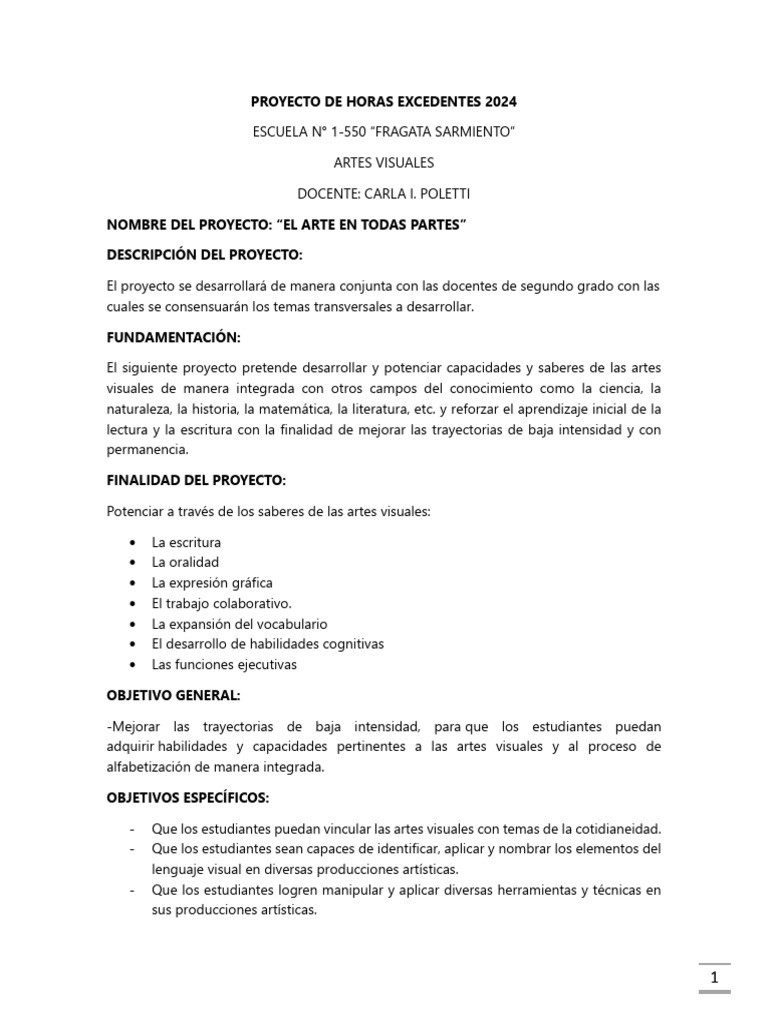 Proyecto Segundo Grado | PDF | Aprendizaje | Literatura