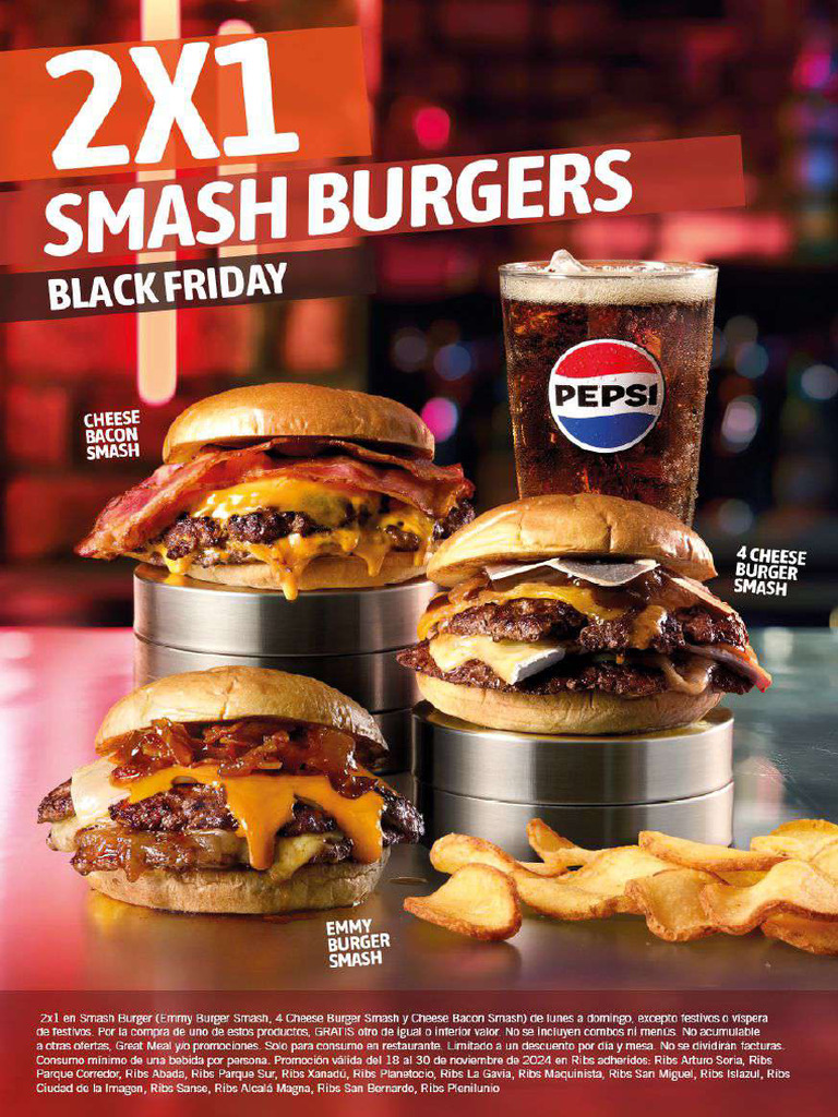 2x1 Cupon Smash Burgers BF Descargable Esp | PDF