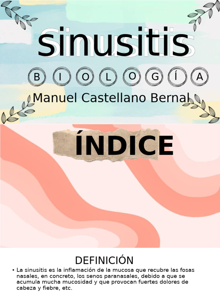 Guía Completa de Sinusitis | PDF | Inmunología | Medicina