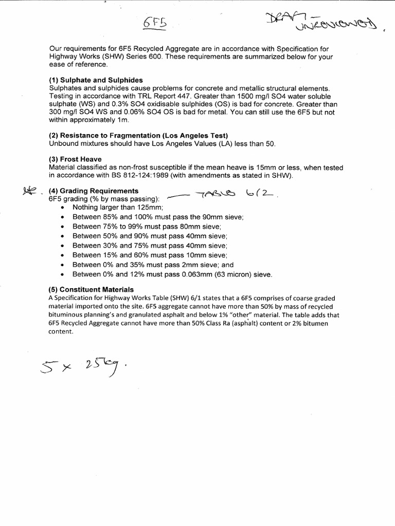 6F2 Testing Requirments | PDF