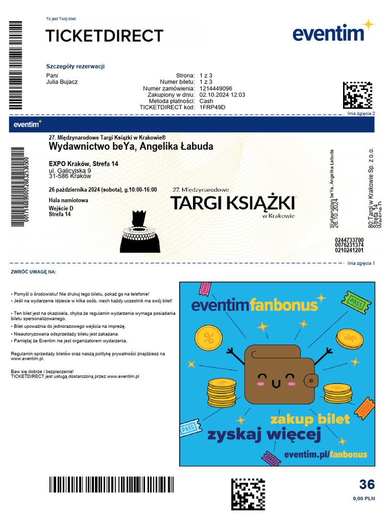 Ticketdirect 1 | PDF