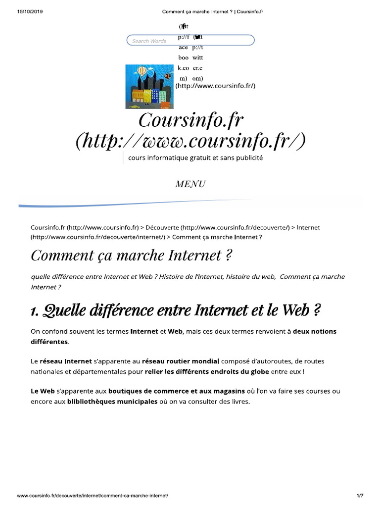 Comment Ça Marche Internet | PDF