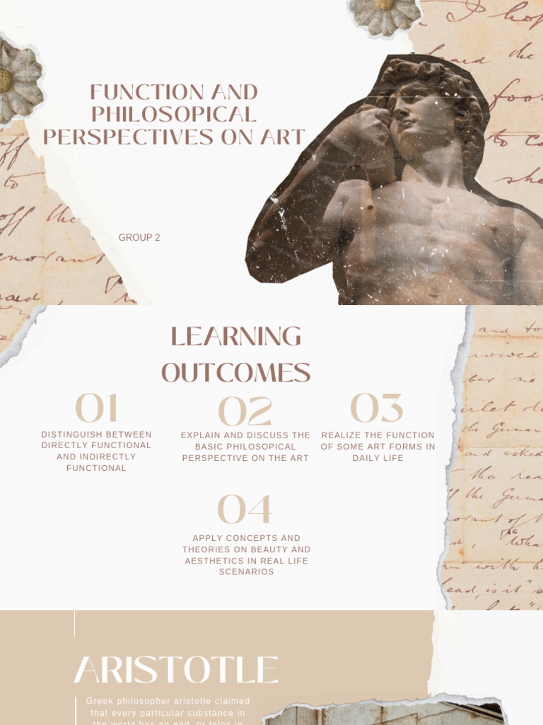 Beige Scrapbook Art and History Presentation | PDF | Aristotle ...