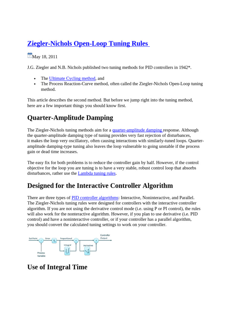 Ziegler_Open Loop | PDF | Applied Mathematics Ziegler_Open Loop | PDF | Applied Mathematics