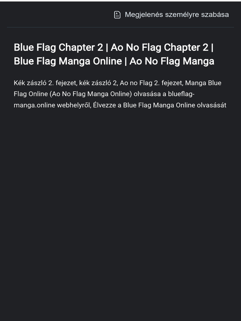 Blue Flag Chapter 2 - Ao No Flag Chapter 2 - Blue Flag Manga Online ...