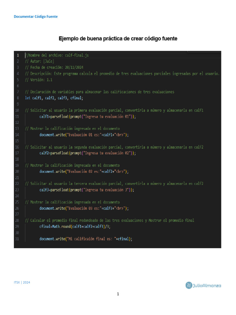 Ejemplo Buena Práctica 2da EVA - FP ISC | PDF | Tecnología