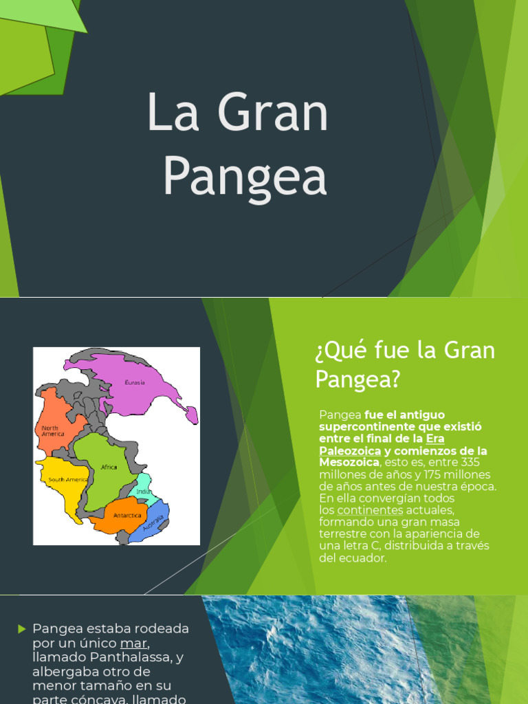 Gran Pangea | PDF | Ciencias de la Tierra | Geología