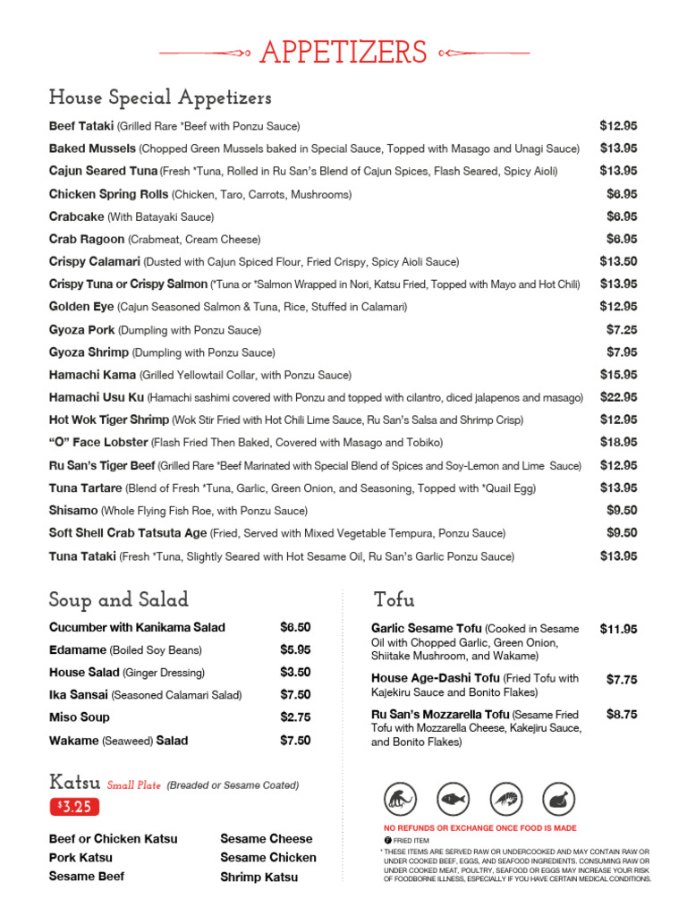 Rusan 7 2024 | PDF | Sushi | Tofu