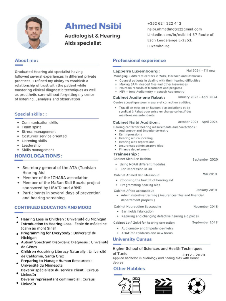 Resume Nsibi Ahmed 2025 | PDF